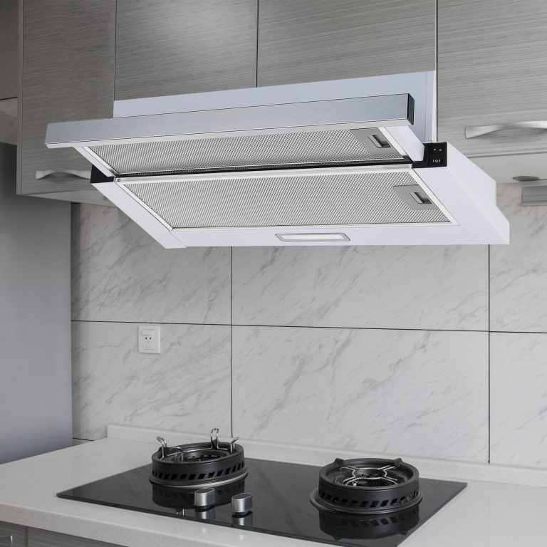 Evaporate the smoke from your kitchen with the 60cm Slide Out Rangehood