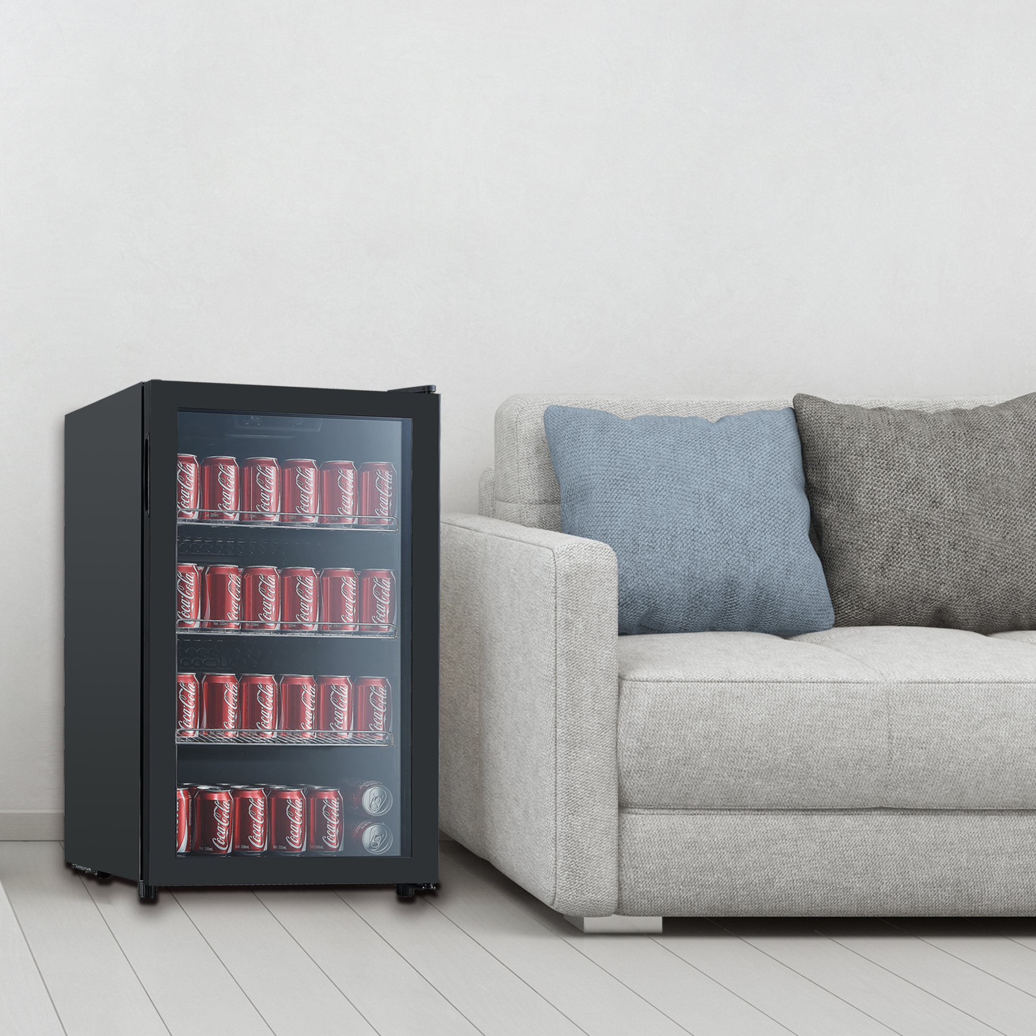Keep your drinks cold with the Mistral 85L Bar Fridge