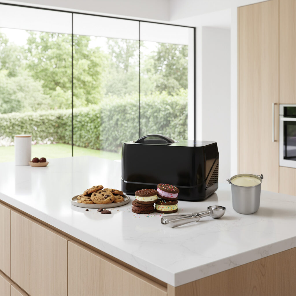 Digital Ice Cream Maker with Compressor 0.8L - Mistral